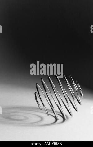 Spring Ball, ball mixing for protein shaker. 3D rendering isolated on ...