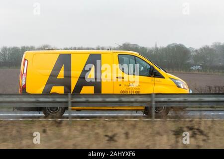 AA Breakdown Service van Stock Photo - Alamy