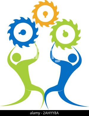 factory friends logo Stock Photo - Alamy