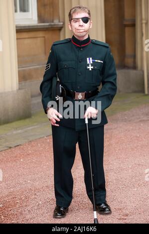 Corporal Ricky Fergusson from The Rifles Regiment who received a ...