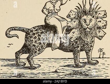 The Beast with Seven Heads and Ten Horns, from the Apocalypse. Artist ...