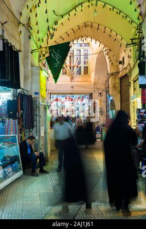 Islamic Republic of Iran. Isfahan. Retail display of souvenir ...