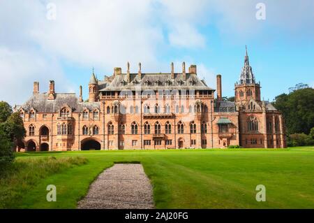 Exterior view of Mount Stuart House, Rothesay, Isle of Bute, Scotland ...
