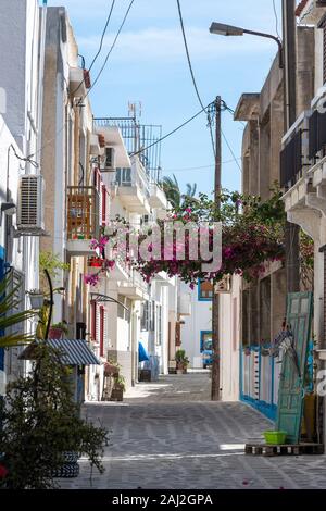 Beautiful street in Kos town Stock Photo - Alamy