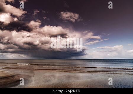 Cloud over gulf of Riga, Baltic sea Stock Photo - Alamy