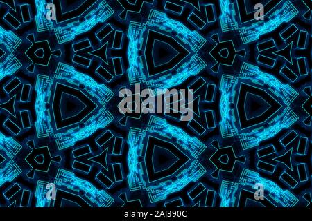 Kaleidoscope pattern abstract background. Computer generated ...