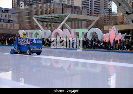 ice rink cleaning machine Stock Photo - Alamy