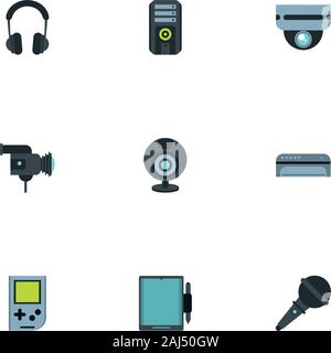 bundle of electronics devices icons Stock Vector Image & Art - Alamy