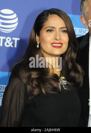 SALMA HAYEK US film actress in November 2015. Photo Jeffrey Mayer Stock ...