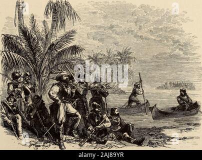 The discovery of the Pacific ocean in 1513 by Vasco Núñez de Balboa ...