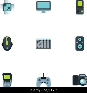 bundle of electronics devices icons Stock Vector Image & Art - Alamy