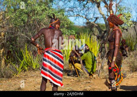 Hamer people, Omo valley, Naciones, Ethiopia, Africa Stock Photo - Alamy