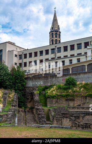 The Amphitheatre of the Three Gauls of Lugdunum (Lyon) was part of the ...