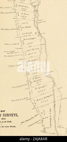 Map of Clinton in Pennsylvania Stock Photo - Alamy