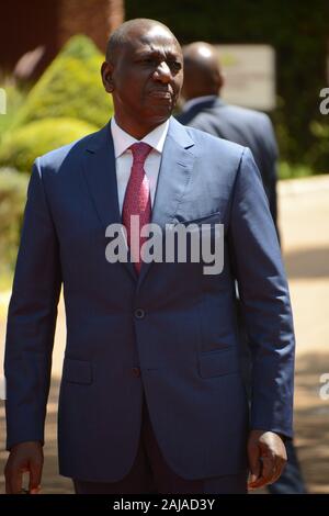 Kenyan President William Samoei Ruto attends a joint press conference ...