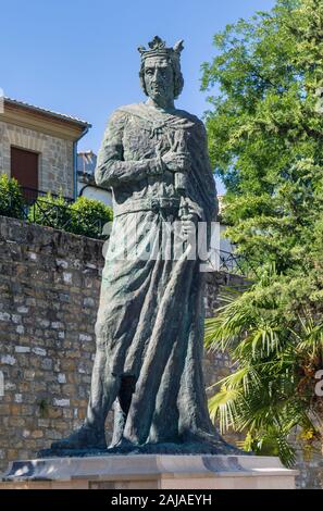 Monument to Ferdinand III of Castile (1199-1252) at Plaza Nueva in ...