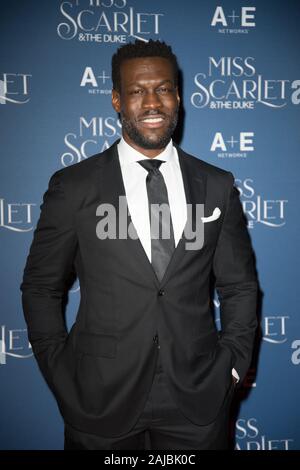 Ansu Kabia at the Miss Scarlet and the Duke World Premiere TV screening ...