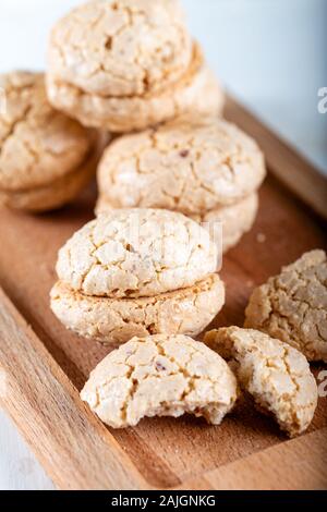 Acibadem cookie is a traditional Turkish biscuit made of almonds, sugar ...
