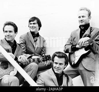 THE BOBBY FULLER FOUR Promotional photo of American rock group in 1965 ...