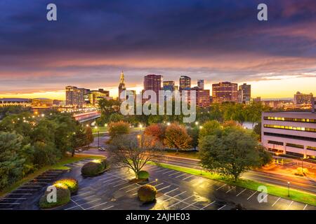 Aerial view of downtown Hartford, CT Stock Photo - Alamy