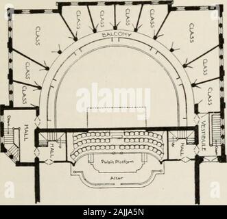 Original Akron plan balcony floor 1 Stock Photo - Alamy