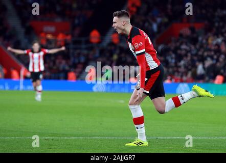 Southampton's Will Smallbone celebrates scoring their side's first goal ...