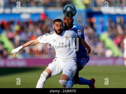 Getafe CF's Allan Nyom during La Liga match. November 8,2020. (Photo by ...