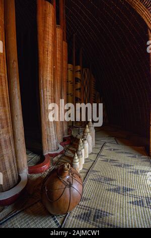 Reconstruction of the King of Rwanda's palace at Nyanza in Rukari ...