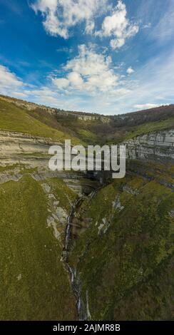 San Miguel waterfall in Angulo valley in Burgos, Spain Stock Photo - Alamy