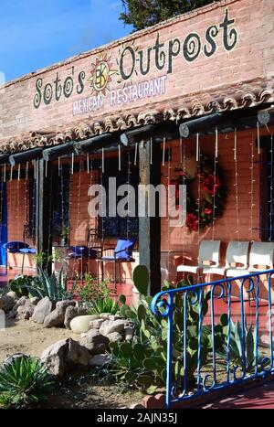 Soto's Outpost Mexican food Restaurant in Tubac, Arizona Stock Photo ...