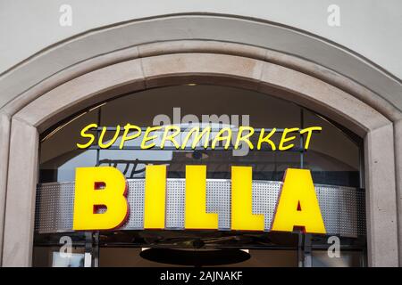Billa, supermarket chain in Austria in Vienna, Austria Stock Photo - Alamy