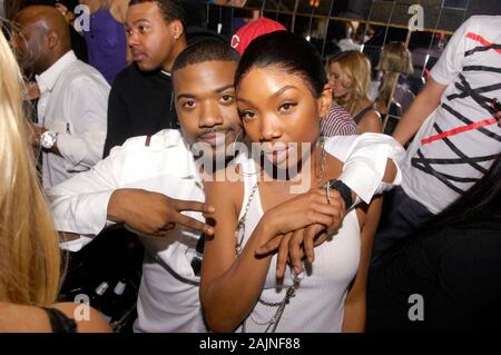 (L-R) Brother and Sister Ray J and Brandy Norwood stars of "Brandy and ...