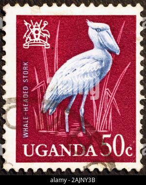 Ugandan postage stamp Stock Photo - Alamy
