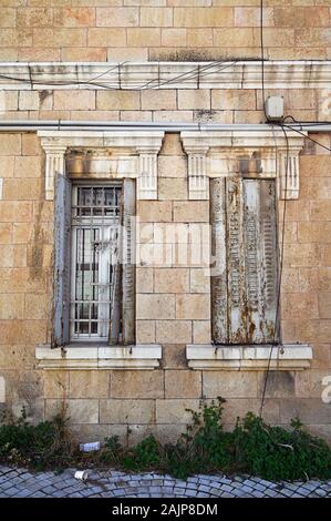 Israel, Middle East: window blinds and shutters decorated with ceramic ...