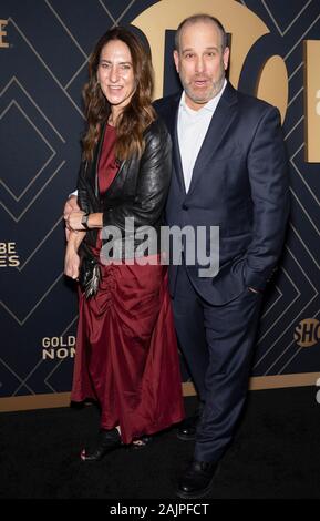 Jana Winograde and Todd Sandler at the Showtime Golden Globe Nominees ...