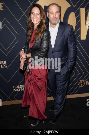 Jana Winograde and Todd Sandler at the Showtime Golden Globe Nominees ...