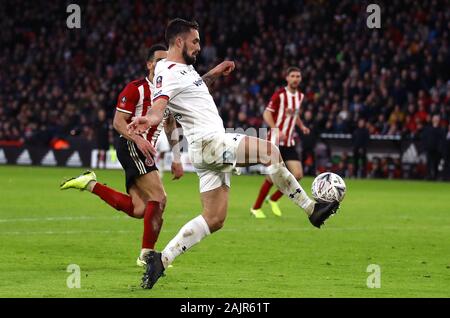 AFC Fylde's Jordan Williams (right) celebrates scoring his side's first ...