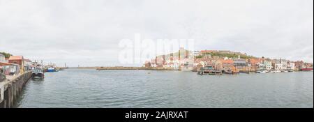 Whitby, England - 3rd May 2019: Funland arcade amusements sign exterior ...