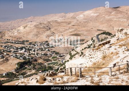 Jordan, Karak, Al-Karak, city, the castle, Castle, Karak Castle Stock ...
