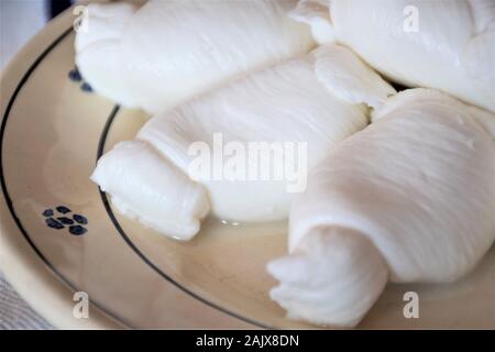 Mozzarella is a southern Italian cheese traditionally made from Italian ...