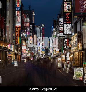 Host clubs in Kabukicho entertainment district, Tokyo, Japan Stock ...