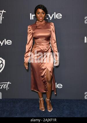 Aja Naomi King at the Instyle and Warner Bros Golden Globes After Party ...