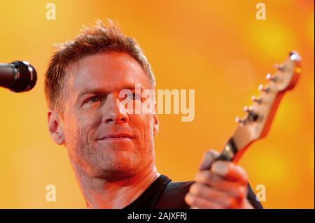 Bryan Adams in concert during his 'On A Day Like Today' tour at Wembley ...