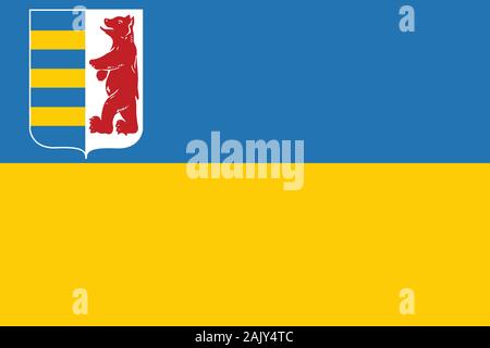Flag of Carpathian Ruthenia in proportions and colors vector Stock ...