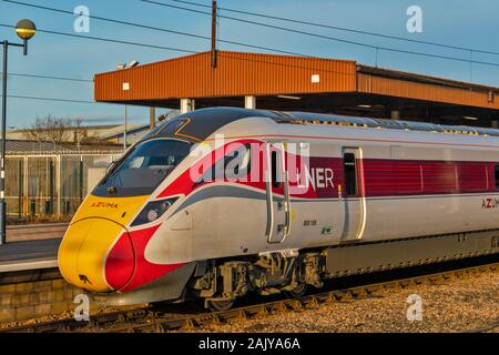 LNER Azuma Train at York Station, York, England Stock Photo - Alamy