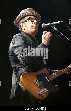 English singer/songwriter, Elvis Costello (born Declan Patrick MacManus ...