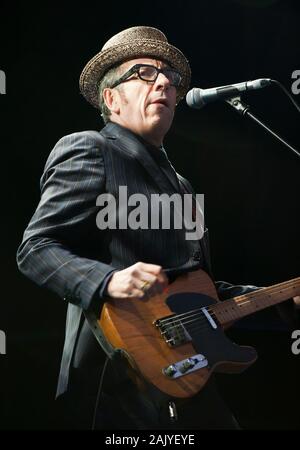 English singer/songwriter, Elvis Costello (born Declan Patrick MacManus ...
