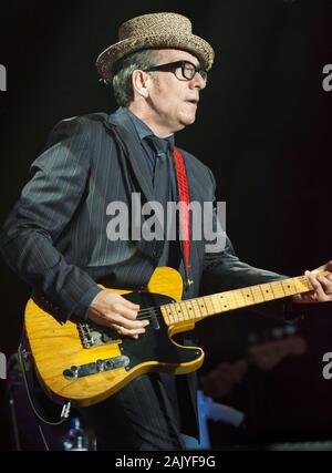 English singer/songwriter, Elvis Costello (born Declan Patrick MacManus ...