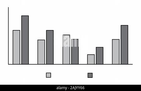 Color column chart. Data infographic. Statistic element Stock Vector ...