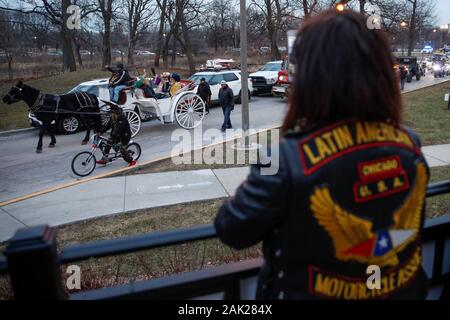 Members of the Latin American Motorcycle Association (Newark Stock ...